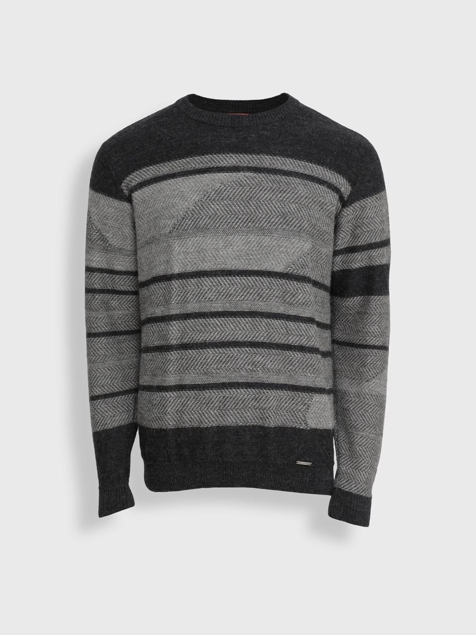 Suéter Yackson De Baby Alpaca Color Gris