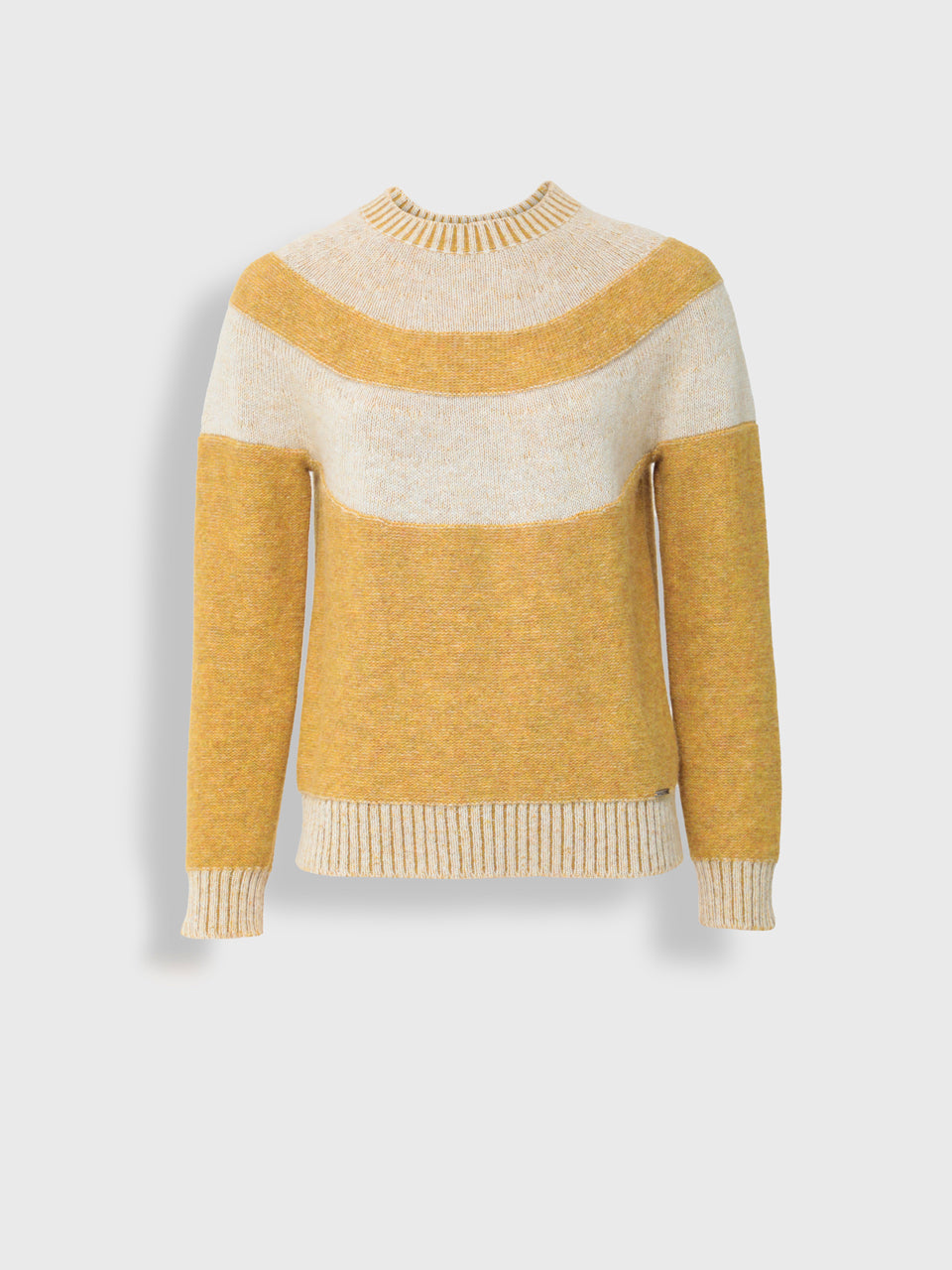 Ydris Baby Alpaca Sweater in Yellow