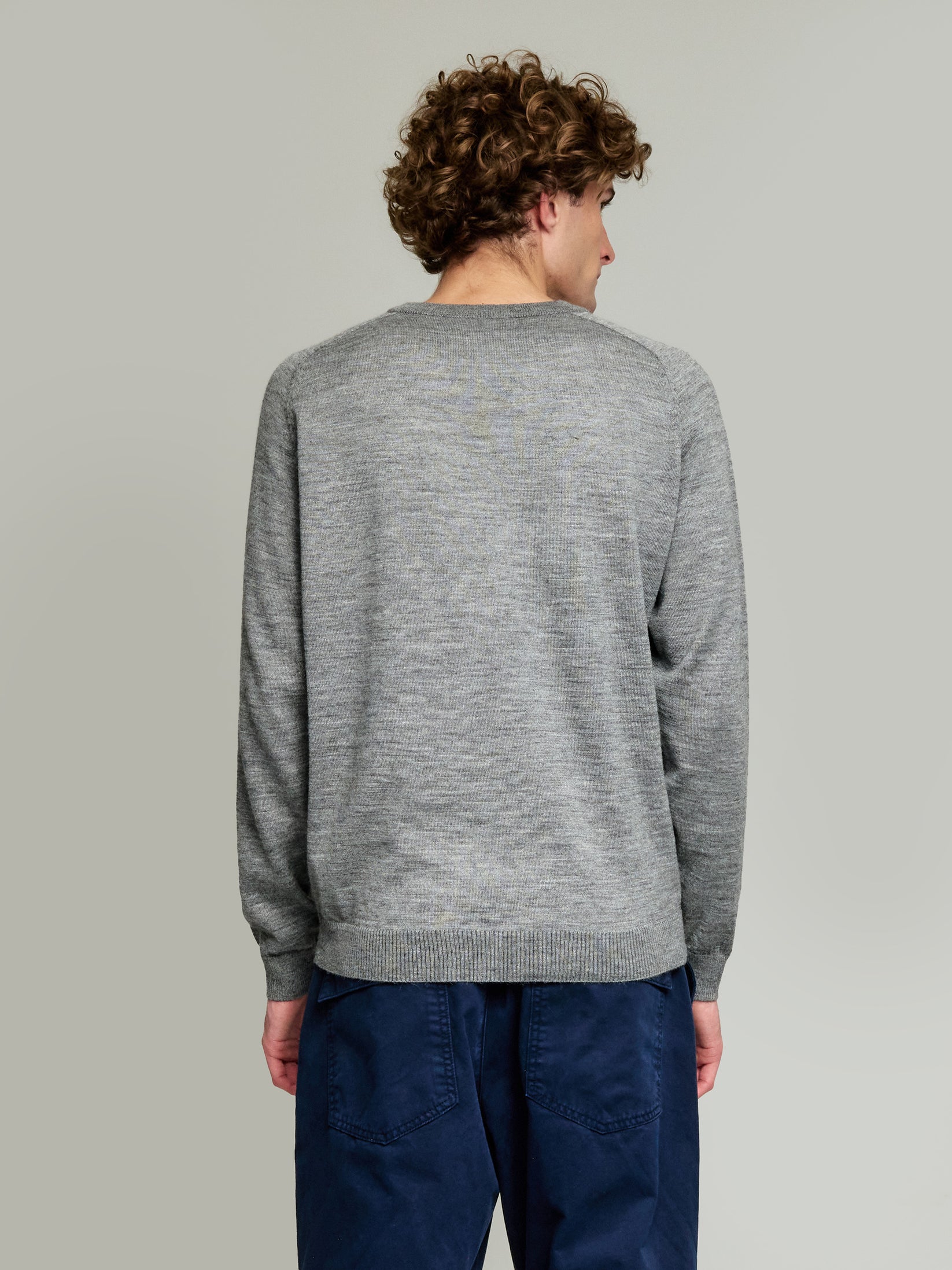 Suéter Yours De Baby Alpaca Color Gris