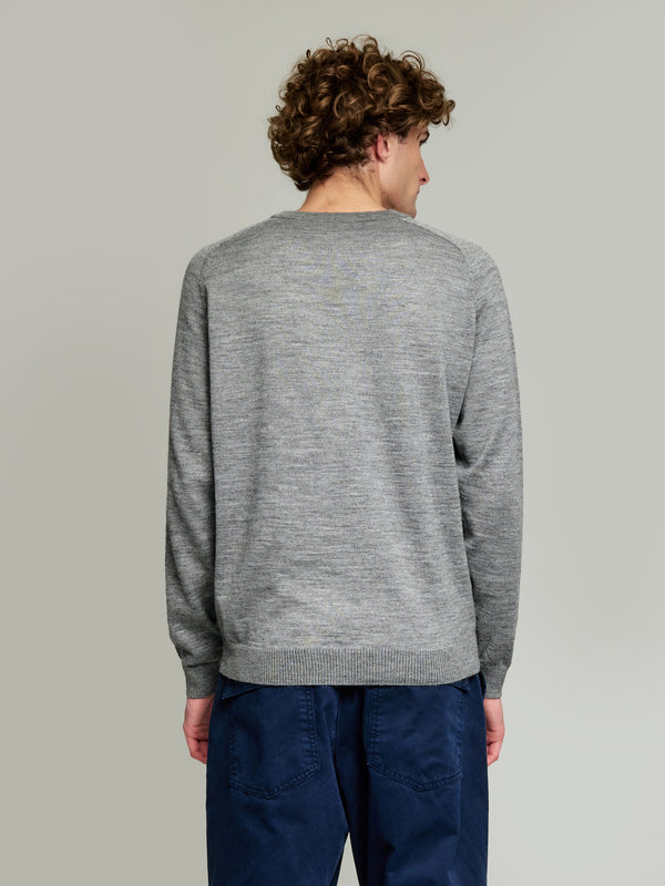 Suéter Yours De Baby Alpaca Color Gris