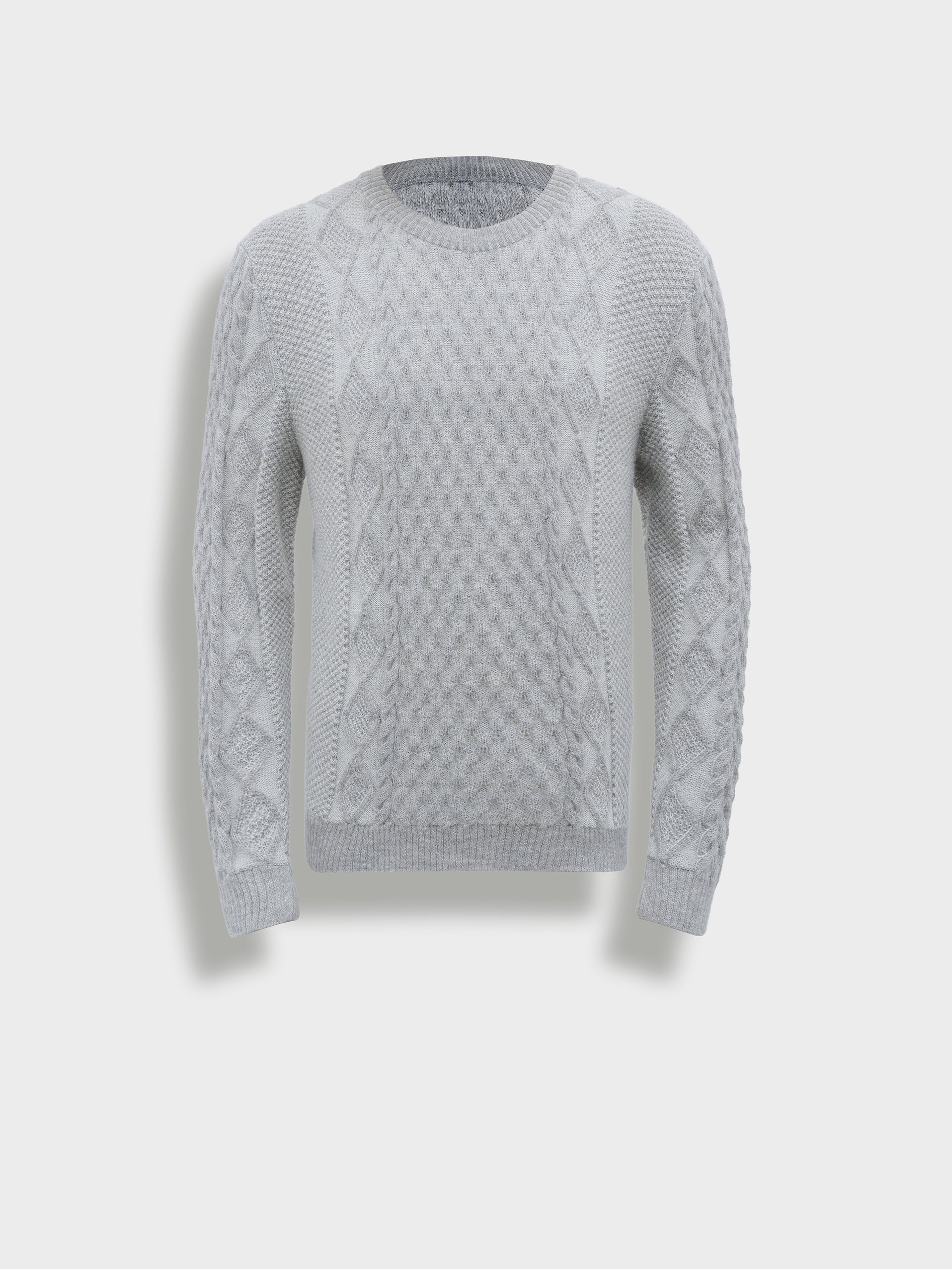 Suéter Bastian De Baby Alpaca Color Gris