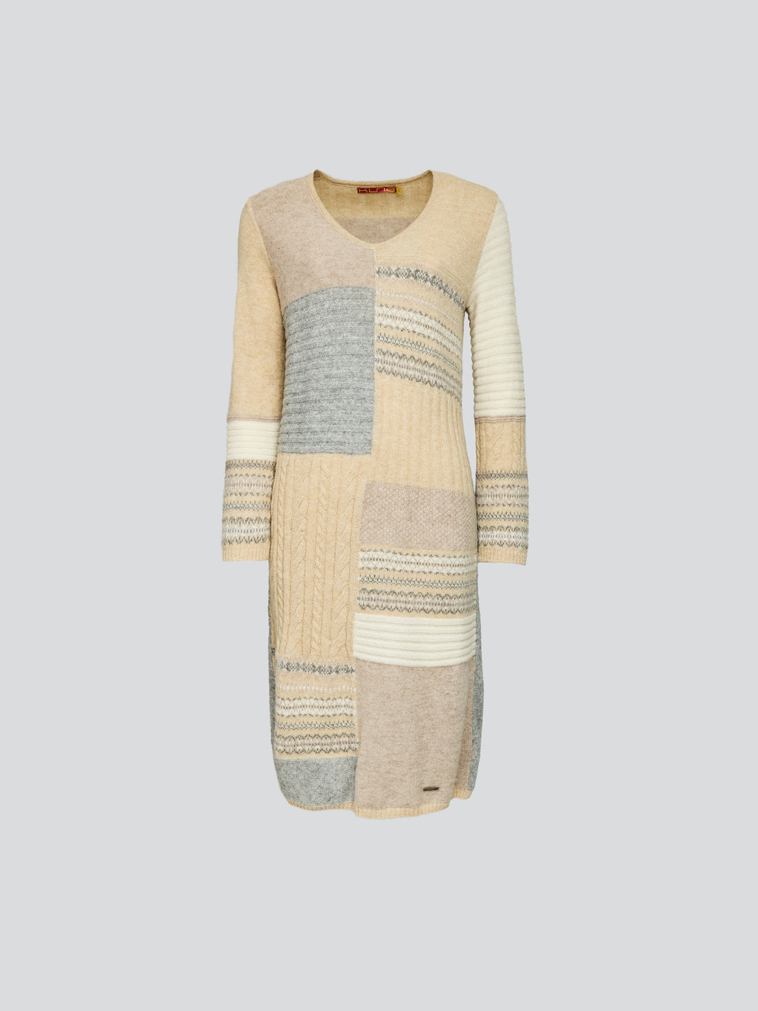 Vestido Ysadora De Baby Alpaca Color Beige