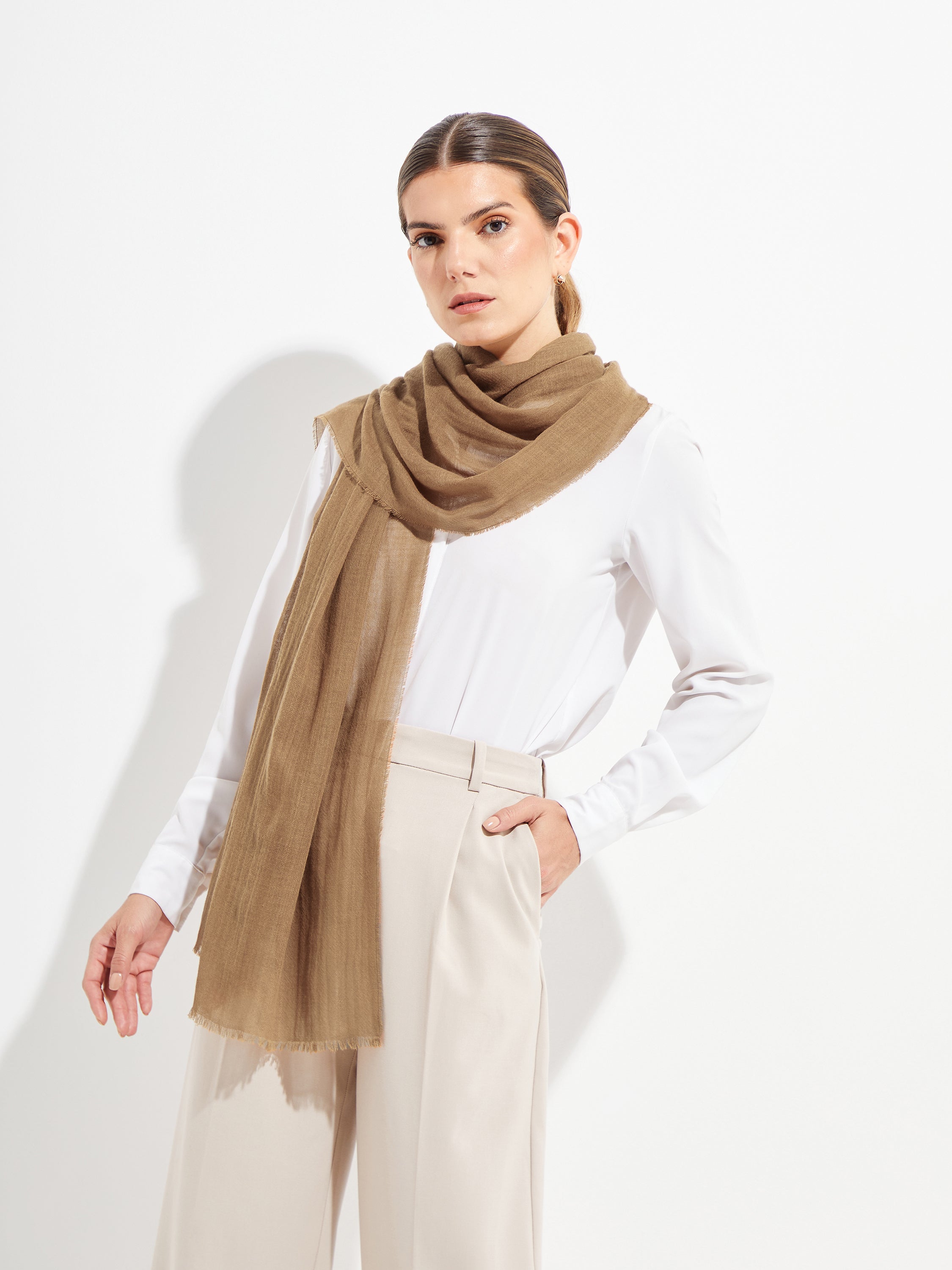 Estola Bussigny De Vicuña Color Camel