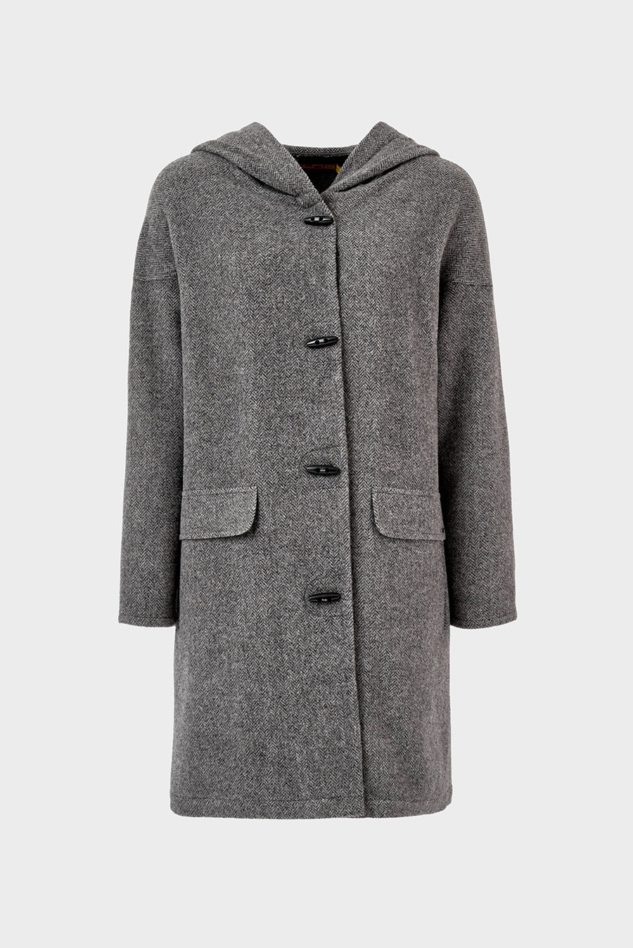 Saco Wang De Baby Alpaca Color Gris